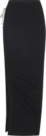 Rick Owens Femme, Jupes, Noir, Taille: 34 FR Edfu Knee Midi Skirt