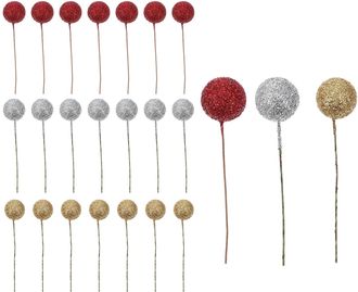 BESPORTBLE 150 St&uuml;ck Glitzer Weihnachtskugeln aus Kunststoff Rote und Goldene Christbaumkugeln H&auml;ngender Weihnachtsschmuck f&uuml;r Innen Festliche Deko f&uuml;r Baum und 