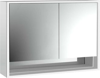 Emco Emco - loft Lichtspiegelschrank mit Unterfach, 1000mm, 2 Türen