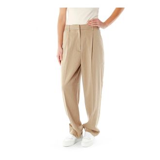 Munthe Femme, Pantalons, Beige, Taille: 44 FR Pantalon Large