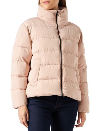 Geox Womens W ANYLLA Jacket, Mahogany Rose, 40