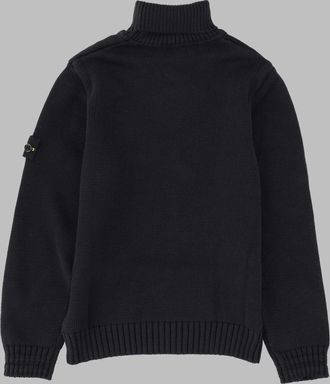 Stone Island Cotton-Blend Jersey T-Shirt - Black