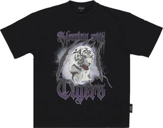 Phobia Archive Homme, Tops, Noir, Taille: XL Tiger Tee