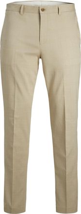 Jack & Jones Herren Jprsolaris Check Trouser Sn Anzughose, Travertine/Checks:super Slim Fit, 52
