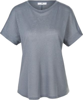 Peter Hahn Rundhals-Shirt Peter Hahn blau