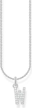 Thomas Sabo Collier lettre W en argent sterling 925 avec zircone KE2262-051-14