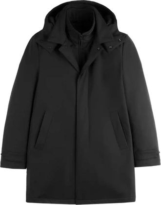 Fay Homme, Manteaux, Noir, Taille: M New Morning Travel Jersey