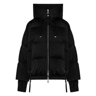 Duno Kurze Schwarze Parka Jacke - - Jackets - Damen - Schwarzk - M