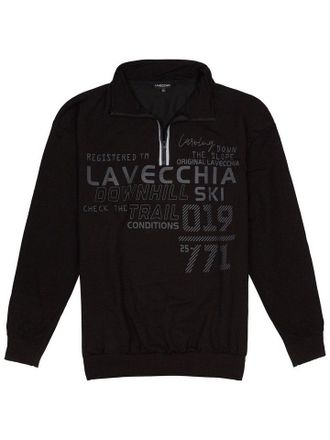 Lavecchia Sweatshirt Lavecchia Herren Sweatshirt LV-2029 &Uuml;bergr&ouml;&szlig;e Poloshirt