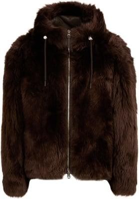Mackage Veste col capuche en cuir