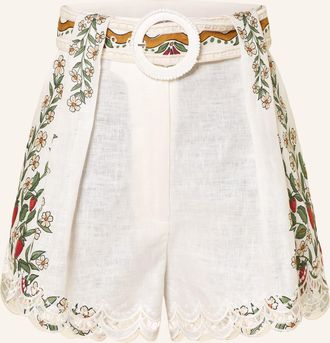 Farm Rio Farm Rio Leinenshorts Fruit Beauty Mit Spitze weiss