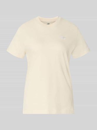 New Balance Regular Fit T-Shirt aus reiner Baumwolle