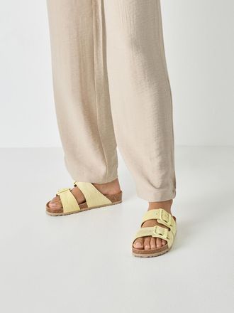 Tamaris Damen Fu&szlig;bettpantolette gelb (Soft Lemon), 39