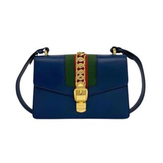 Gucci Pre-owned Pochette Sac Bandouli&egrave;re - Femme - Pre-owned - Bleu - Taille: ONE Size