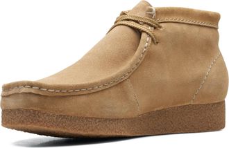 Clarks Herren Shacre Boot Chukka-Stiefel, Dunkler Sand Wildleder, 44.5 EU
