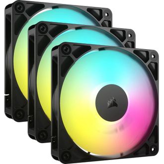 C&A Corsair RS120 ARGB Computergeh&auml;use Ventilator 12 cm Schwarz 3 St&uuml;ck(e)