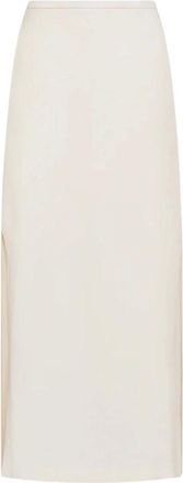 Seventy Femme, Jupes, Beige, Taille: 34 FR Longue Jupe avec Fente