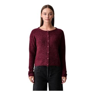 Mos Mosh MOS Mosh - Cardigan en maille Almine - Femme - Pulls - Rouge - Taille: 42 FR