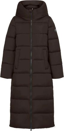 Ecoalf Ecoalf, Femme, Manteaux, Brun, Taille: 42 FR Veste marron Aranda avec PrimaLoft