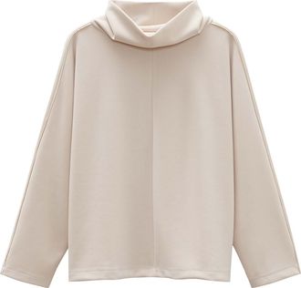 someday Damen Sweatshirt | Sweater UMAVA Detail Loose aus Modal Mix Mellow m&eacute;lange, 38