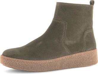 Gabor Damen Schn&uuml;rstiefeletten, Frauen Stiefeletten,uebergangsschuhe,uebergangsstiefel,rei&szlig;verschluss,Boots,Stiefel,Oliv (Micro),41 EU / 7.5 UK