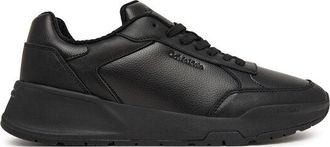 Calvin Klein Sneakers City Runner Laceup Lth Mix HM0HM02309 Schwarz