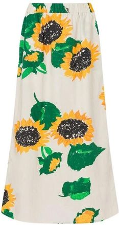 Moschino Femme, Jupes, Multicolore, Taille: 32 FR Jupe Imprim&eacute;e en Popeline de Coton