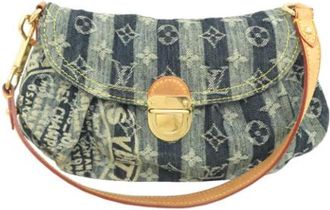 Louis Vuitton Pre-owned Denim sacs-louis-vuitton - Femme - Pre-owned - Bleu - Taille: ONE Size
