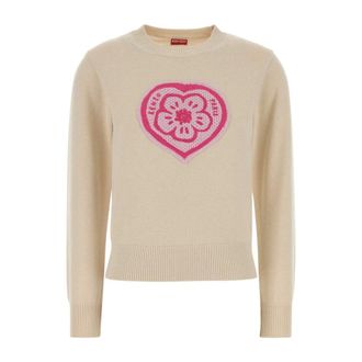 Kenzo Damen, Strickwaren, Beige, XSGr&ouml;&szlig;e