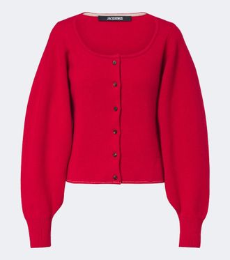 Jacquemus Cardigan Tempo en laine et cachemire
