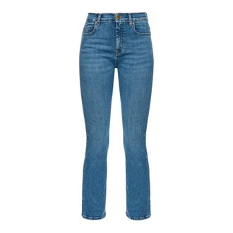 Pinko Brenda Bootcut Cropped Jeans - - Jeans - Damen - Blau - W30