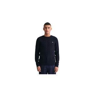 GANT Homme, Pulls, Bleu, Taille: XL Pull en maille &agrave; col rond
