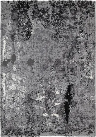 Novel Webteppich Timeline Quantum, Grau, Hellgrau, Dunkelgrau, Textil, Uni, rechteckig, 65x130 cm, in verschiedenen Größen erhältlich, Teppiche & Böden, Tep