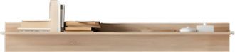 PEGANE Etag&egrave;re murale coloris Ch&ecirc;ne cambrian - Longueur 150 x profondeur 24 x hauteur 23 cm -PEGANE