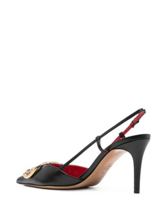 Valentino Garavani VLogo Signature Slingback Heel - Black