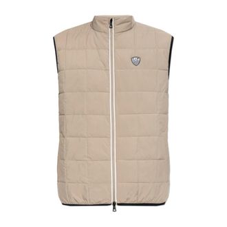 Emporio Armani Emporio Armani Ea7, Homme, Vestes, Beige, Taille: L Insulated Vest With Logo
