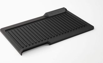 Silverline GRP 100 Grillplatte Bratplatte Grillpfanne Gusseisen Induktion