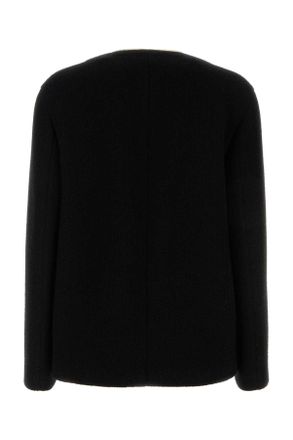 Gucci Mens Black Wool Blend Cardigan Maglieria