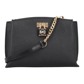 Michael Kors Ruby Saffiano Leder Messenger Tasche - - Bags - Damen - Schwarzk - ONE SIZE