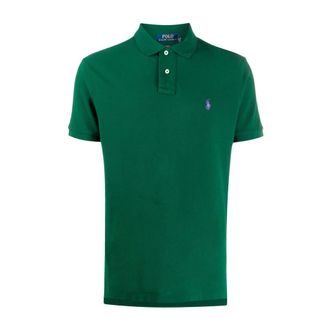 Polo Ralph Lauren Kurzarm Strick Polo - - Tops - Herren - Gr&uuml;n - 2XL