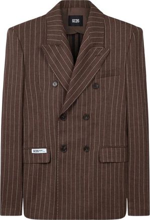 GCDS Pinstripe Double-breasted Blazer