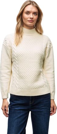 Street One Damen Pullover mit Zopfmuster