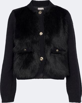 Moncler Daunenjacke mit Strick