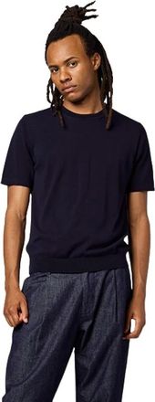 Alpha Studio Homme, Pulls, Bleu, Taille: M Maglia Girocollo