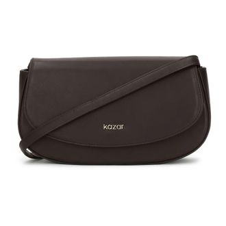 Kazar Feste Handtasche mit Schulterriemen - - Bags - Damen - Braun - ONE SIZE