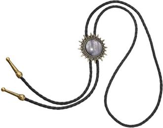 Generic Cravate bolo à longueur réglable pour homme et femme, b, 100 cm