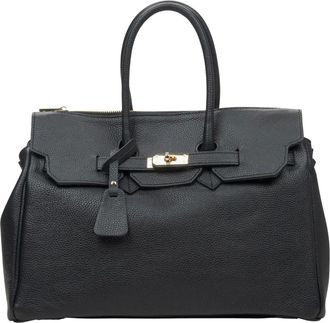 Estro & Luminara Femme, Sacs, Noir, Taille: ONE Size Satchel Bag