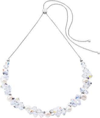 Coeur de Lion Halskette - Halskette Dancing Crystals & Pearls - Gr. unisize - in Wei&szlig; - f&uuml;r Damen