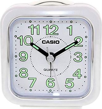 Casio Réveil Digital Homme Casio Collection TQ-142-7EF, Blanc
