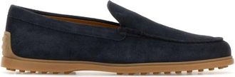 Tod's Homme, Chaussures, Bleu, Taille: 45 EU Mocassin Slip-On en daim